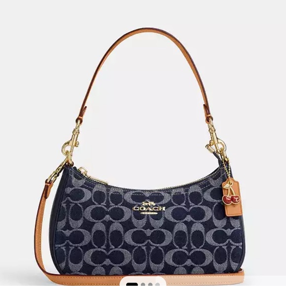 Coach | Bags | Coach Teri Shoulder Bag In Signature Denim | Poshmark